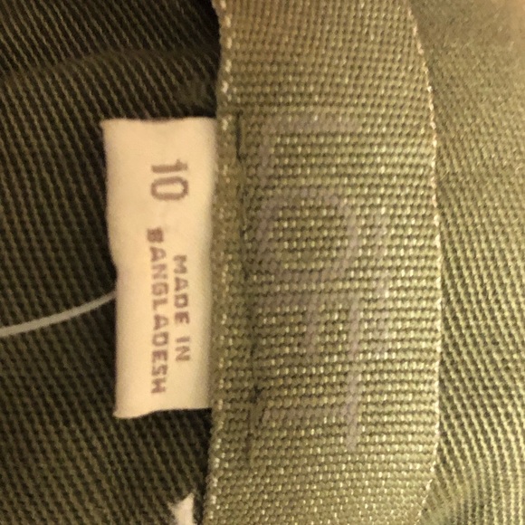 LOFT | Jeans | Loft Rn4923 Womens Olive Green With Belt Pant Size 10new ...